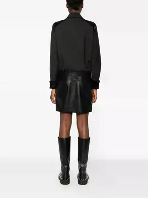 Alberta Ferretti Paneled Shirt-dress