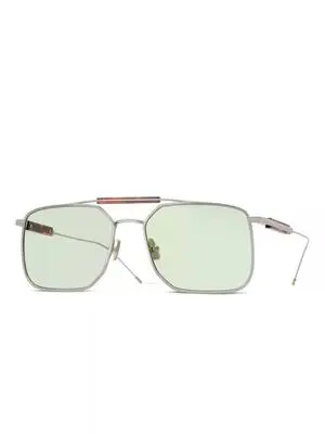 Brunello Cucinelli Square-frame Sunglasses - Silver