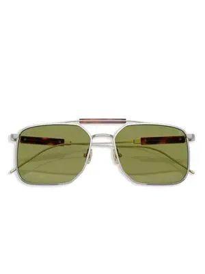 Brunello Cucinelli Square-frame Sunglasses - Silver