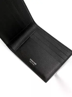 FERRAGAMO Embossed-monogram Leather Wallet