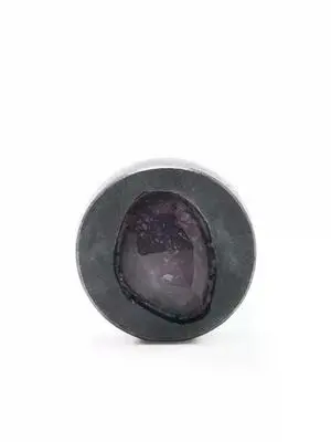 PARTS OF FOUR Ruby Stud Earring - Grey