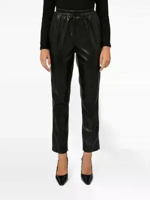 EMMA E GAIA Faux-leather Straight Leg Pants