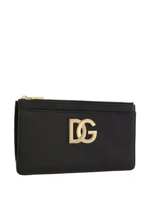Dolce & Gabbana Dg-logo Leather Card Holder