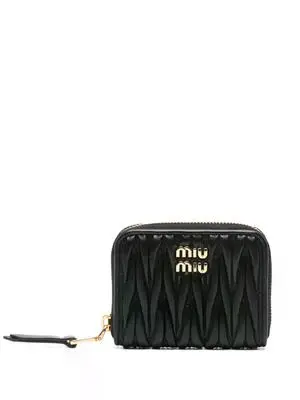 Miu Miu Small Tassel Wallet - Black