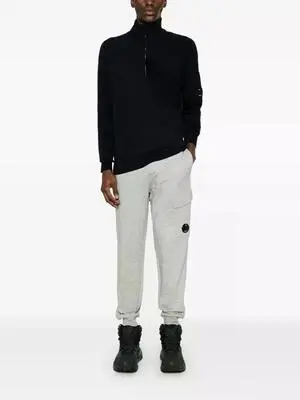 C.P. COMPANY Half-zip Virgin Wool Blend Sweater