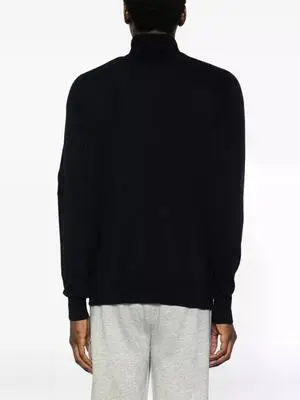 C.P. COMPANY Half-zip Virgin Wool Blend Sweater