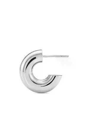 MARIA BLACK Tempelhofer Single Chunky Hoop Earring - Silver