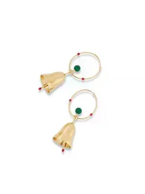 Rabanne Bell Hoop Earrings