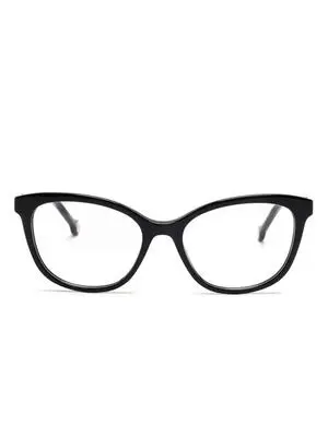 Carolina Herrera Butterfly-frame Glasses - Black
