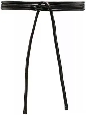 FURLING BY GIANI Filona Tied-waist Belt - Black