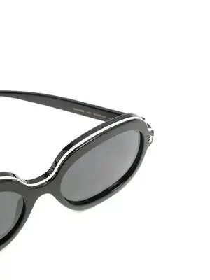 Gucci Logo-plaque Square-frame Sunglasses
