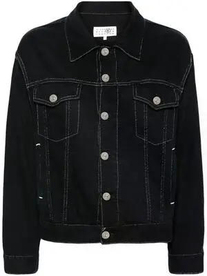 MAISON MARGIELA Metallic-thread Denim Jacket