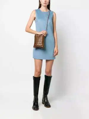 Hereu Trena Interwoven Leather Bag - Brown