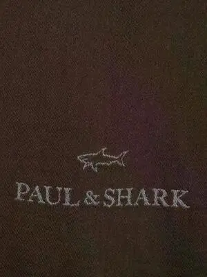 Paul & Shark Logo-jacquard Scarf