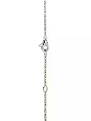 John Hardy Sterling Shark Tooth Talisman Diamond Necklace
