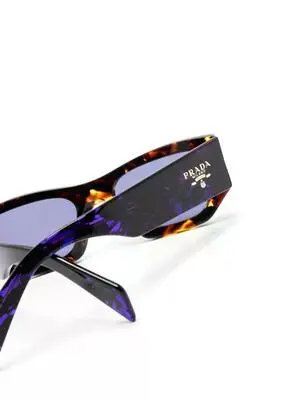 Prada Rectangle-frame Sunglasses - Brown
