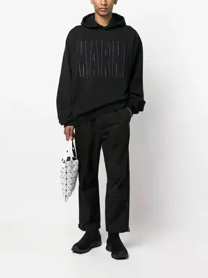 Marni Appliqué Logo Long-sleeve Hoodie