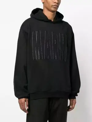 Marni Appliqué Logo Long-sleeve Hoodie