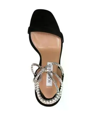 AQUAZZURA 115mm Suede Sandals