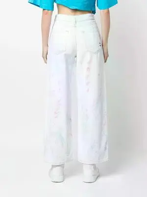 AMISH SUPPLIES Wide-leg Tie-dye Trousers