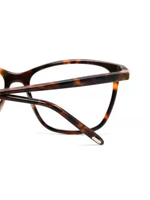 TOM FORD Ft5989b Rectangle-frame Glasses - Brown