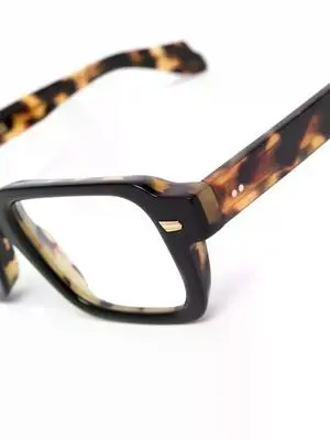 CUTLER & GROSS Tortoiseshell Square-frame Glasses