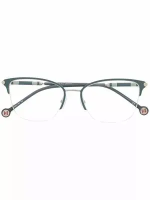 Carolina Herrera Square-frame Glasses - Black