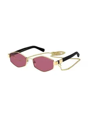 Marc Jacobs Geometric Sunglasses - Gold