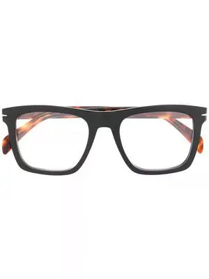 DB EYEWEAR BY DAVID BECKHAM Rectangular Frame Glasses - Black