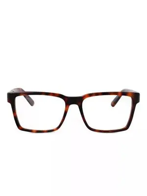 Gcds Logo-print Glasses - Brown
