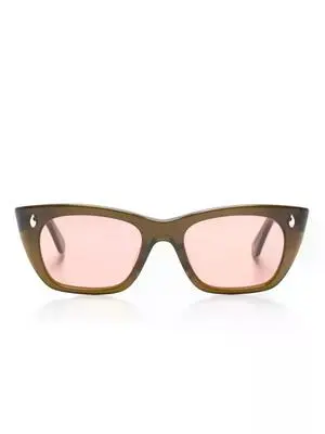 Garrett Leight Webster Rectangle-frame Sunglasses - Brown