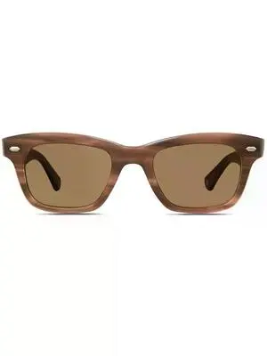 Garrett Leight Square-frame Sunglasses - Brown