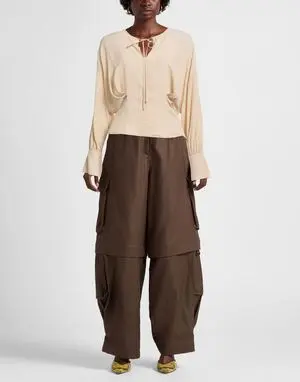 SEMICOUTURE Acetate And Silk Top