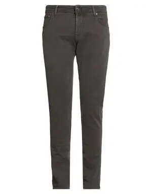 JACOB COHЁN Casual Pants In Stretch Gabardine - Brown