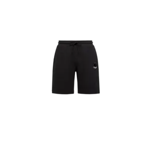 Moncler Logo Patch Cotton Shorts