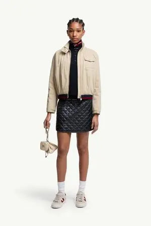 Moncler Diamond-quilted Mini Skirt - Blue