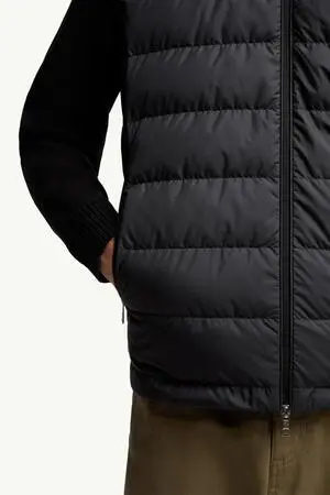 Moncler Padded Zip-up Cotton Cardigan - Black