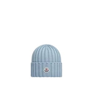 Moncler Wool Beanie - Blue