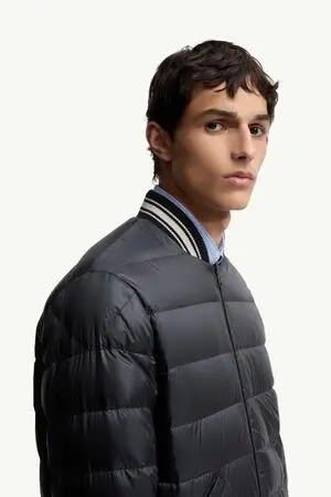 Moncler Vennes Reversible Down Bomber Jacket - Blue