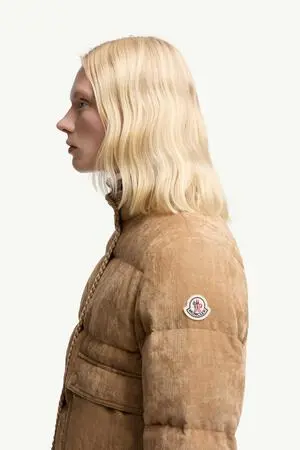 Moncler Essarts Corduroy Down Jacket - Beige