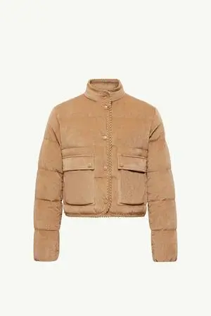 Moncler Essarts Corduroy Down Jacket - Beige
