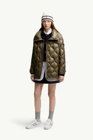 Moncler Lombi Hooded Mid-length Down Jacket