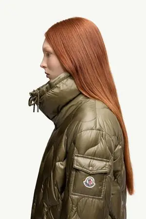 Moncler Lombi Hooded Mid-length Down Jacket
