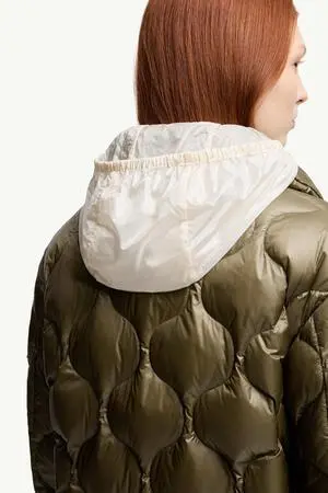 Moncler Lombi Hooded Mid-length Down Jacket
