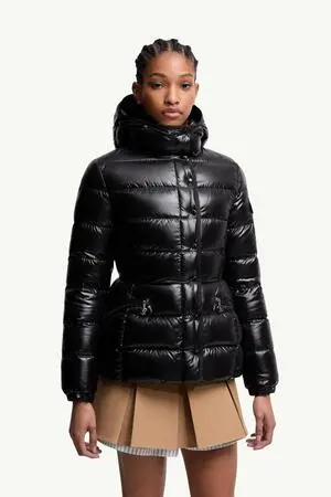Moncler Barante Hooded Short Down Jacket - Black