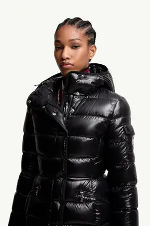 Moncler Barante Hooded Short Down Jacket - Black