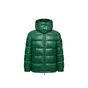 Moncler Maire Hooded Down Jacket Green