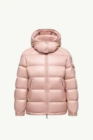 Moncler Maire Hooded Down Jacket - Pink