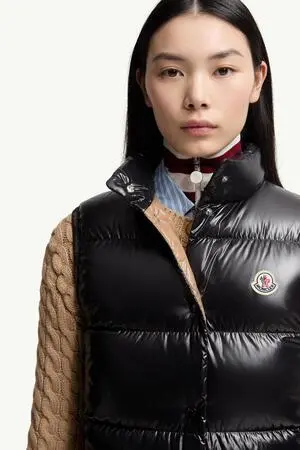 Moncler Badia Down Vest - Black