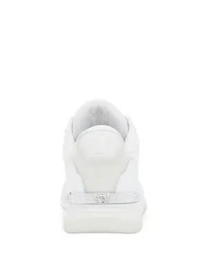 Versace Biggie Basket Leather Sneakers - White